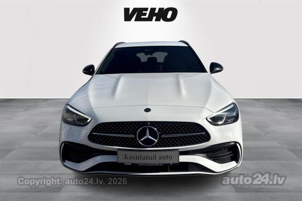 White Mercedes-Benz C-Class 2022 in Parnu, with an engine capacity of 2.00 L and mileage of 83 thousand km for 33900 €, photo 6 on AUTOMOTO.COM.LV