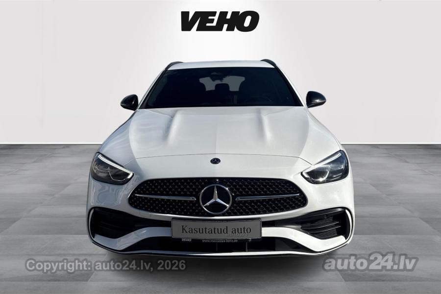 White Mercedes-Benz C-Class 2022 in Parnu, with an engine capacity of 2.00 L and mileage of 83 thousand km for 33900 €, photo 6 on AUTOMOTO.COM.LV