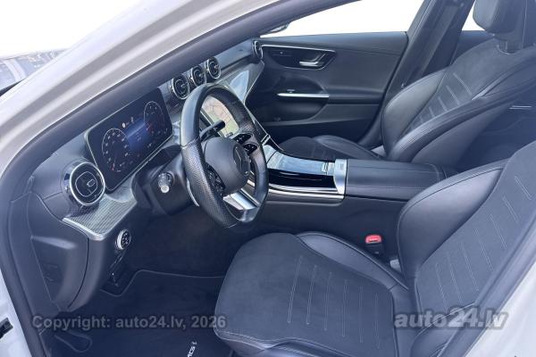 White Mercedes-Benz C-Class 2022 in Parnu, with an engine capacity of 2.00 L and mileage of 83 thousand km for 33900 €, photo 8 on AUTOMOTO.COM.LV