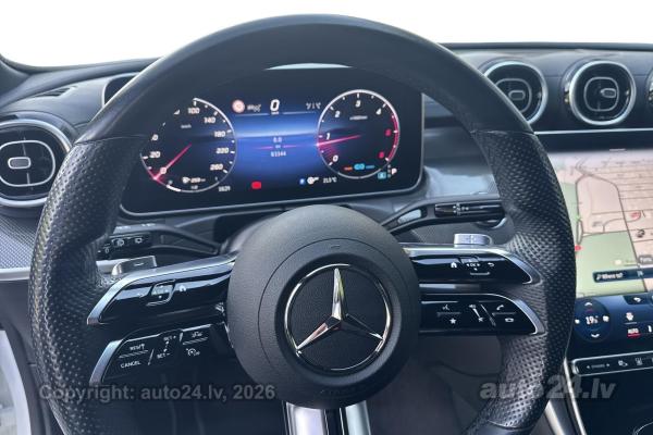 White Mercedes-Benz C-Class 2022 in Parnu, with an engine capacity of 2.00 L and mileage of 83 thousand km for 33900 €, photo 9 on AUTOMOTO.COM.LV
