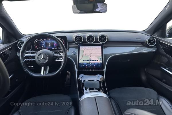 White Mercedes-Benz C-Class 2022 in Parnu, with an engine capacity of 2.00 L and mileage of 83 thousand km for 33900 €, photo 10 on AUTOMOTO.COM.LV