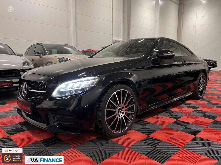 Black Mercedes-Benz C43 AMG 2019 in Vilnius, with an engine capacity of 3.00 L and mileage of 110 thousand km for 30990 €, photo 1 on AUTOMOTO.COM.LV