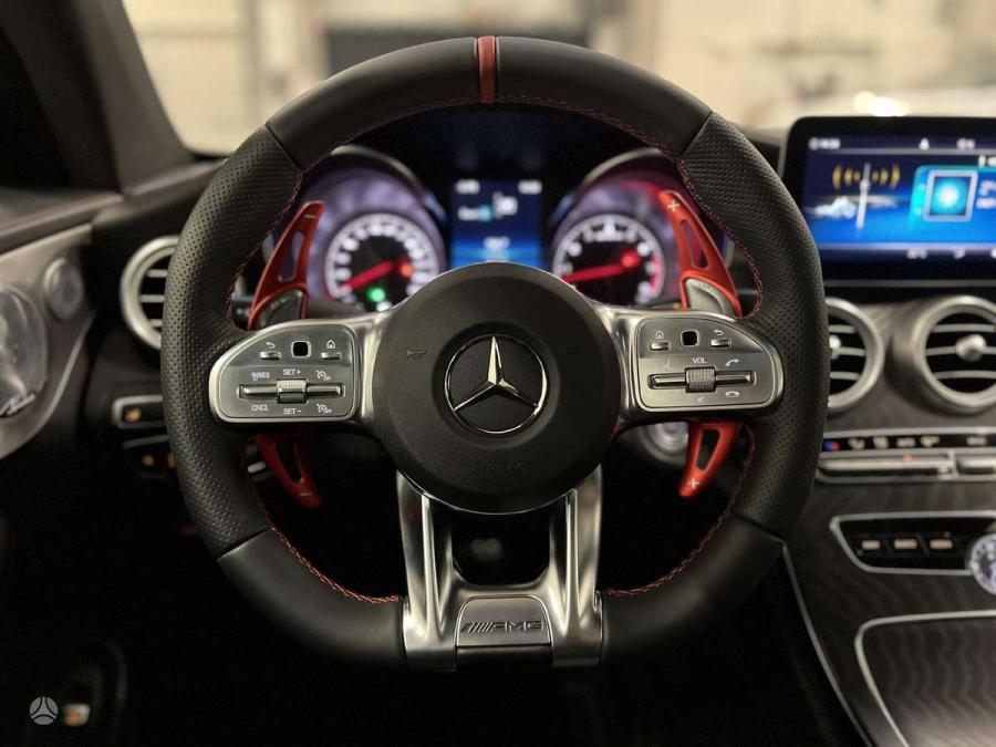 Melns Mercedes-Benz C43 AMG 2019 Viļņa, ar dzinēja tilpumu 3.00 L un nobraukumu 110 tūkst. km par 30990 €, foto 20 vietnē AUTOMOTO.COM.LV