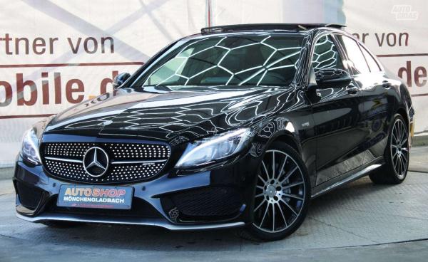 Black Mercedes-Benz C43 AMG 2017 in Kaunas, with an engine capacity of 3.00 L and mileage of 74 thousand km for 32649 €, photo 1 on AUTOMOTO.COM.LV