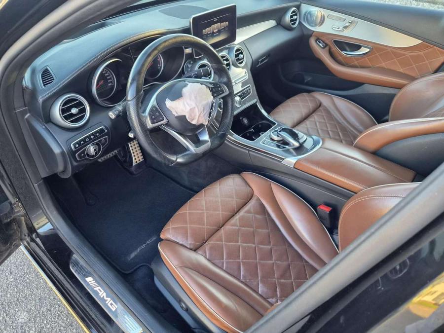 Черный Мерседес C43 AMG 2017 в Мажейкяй, объемом двигателя 3.00 л и пробегом 230 тыс. км за 15800 €, фото 8 на AUTOMOTO.COM.LV