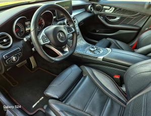 Черный Мерседес C43 AMG 2017 в Вильнюс, объемом двигателя 3.00 л и пробегом 95 тыс. км за 23700 €, фото 12 на AUTOMOTO.COM.LV