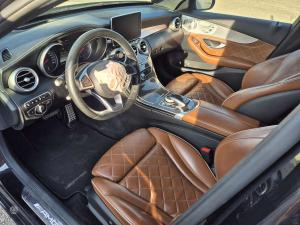 Черный Мерседес C43 AMG 2017 в Мажейкяй, объемом двигателя 3.00 л и пробегом 230 тыс. км за 12900 €, фото 8 на AUTOMOTO.COM.LV