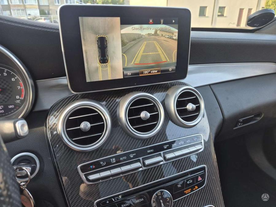 Черный Мерседес C43 AMG 2017 в Мажейкяй, объемом двигателя 3.00 л и пробегом 230 тыс. км за 12900 €, фото 14 на AUTOMOTO.COM.LV