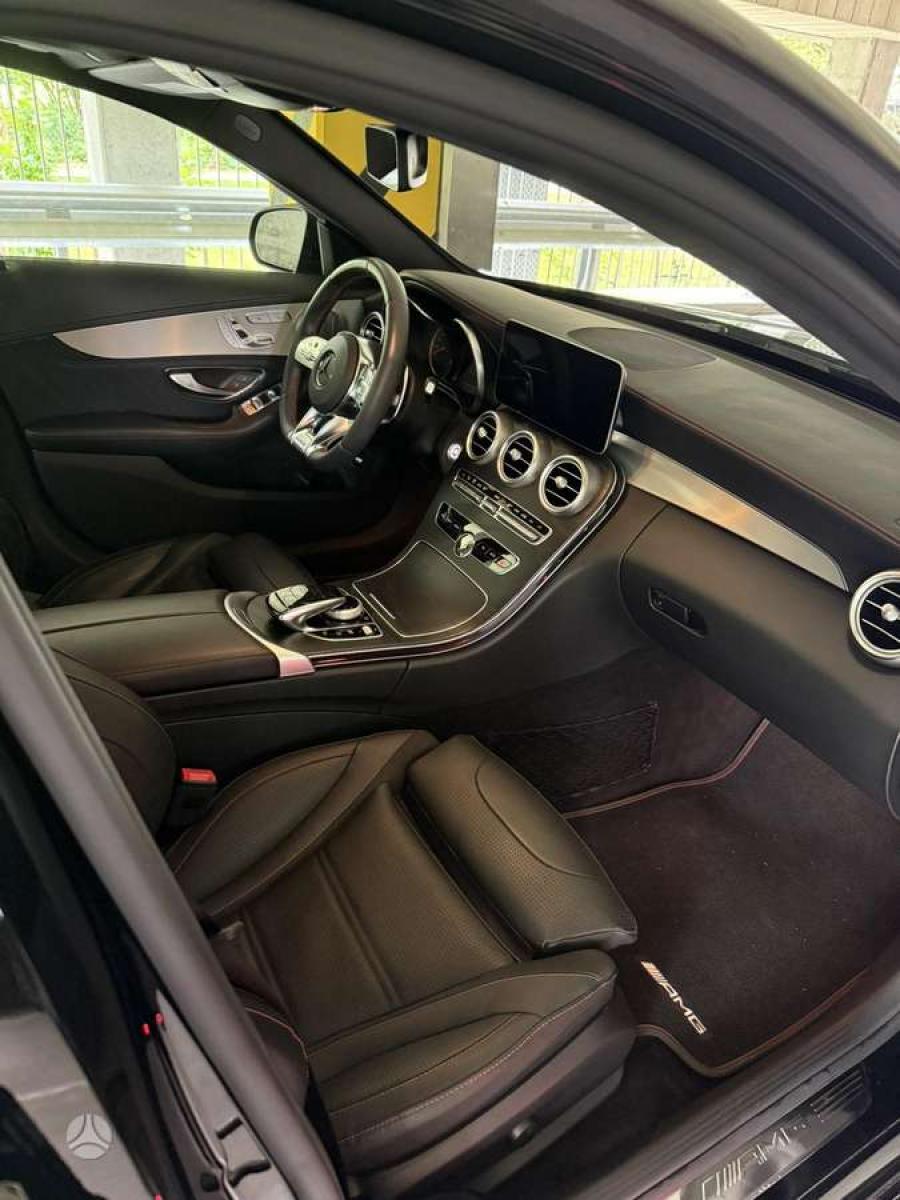 Черный Мерседес C43 AMG 2019 в Каунас, объемом двигателя 3.00 л и пробегом 158 тыс. км за 27000 €, фото 7 на AUTOMOTO.COM.LV