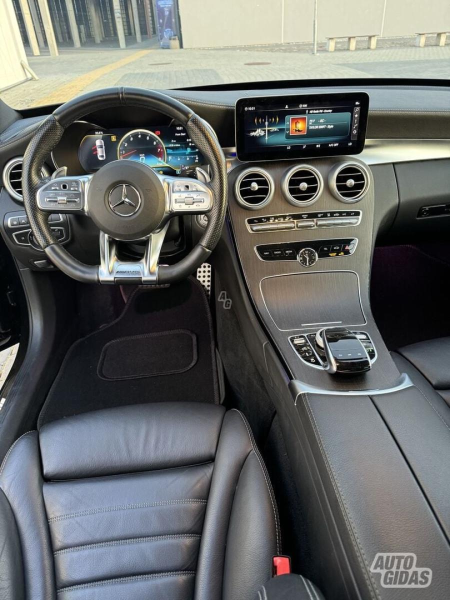Черный Мерседес C43 AMG 2021 в Каунас, объемом двигателя 3.00 л и пробегом 61 тыс. км за 33000 €, фото 17 на AUTOMOTO.COM.LV