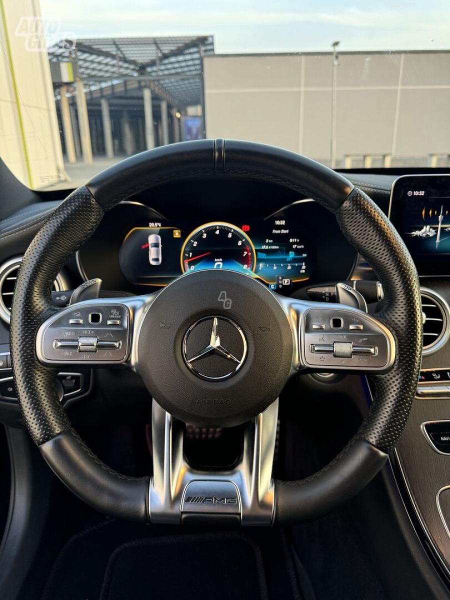 Черный Мерседес C43 AMG 2021 в Каунас, объемом двигателя 3.00 л и пробегом 61 тыс. км за 33000 €, фото 14 на AUTOMOTO.COM.LV
