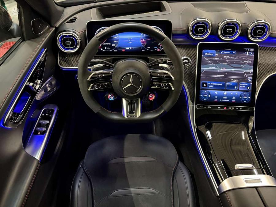 Черный Мерседес C43 AMG 2023 в Вильнюс, объемом двигателя 1.99 л и пробегом 18 тыс. км за 61990 €, фото 21 на AUTOMOTO.COM.LV