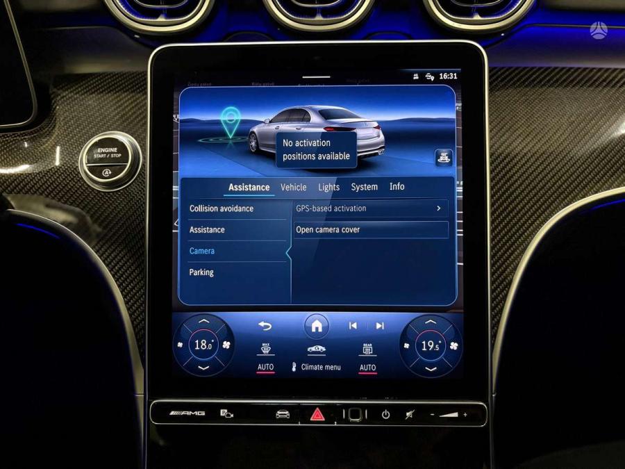 Черный Мерседес C43 AMG 2023 в Вильнюс, объемом двигателя 1.99 л и пробегом 18 тыс. км за 61990 €, фото 32 на AUTOMOTO.COM.LV