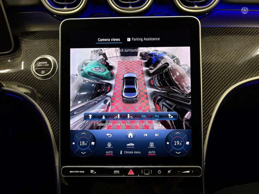 Черный Мерседес C43 AMG 2023 в Вильнюс, объемом двигателя 1.99 л и пробегом 18 тыс. км за 61990 €, фото 34 на AUTOMOTO.COM.LV