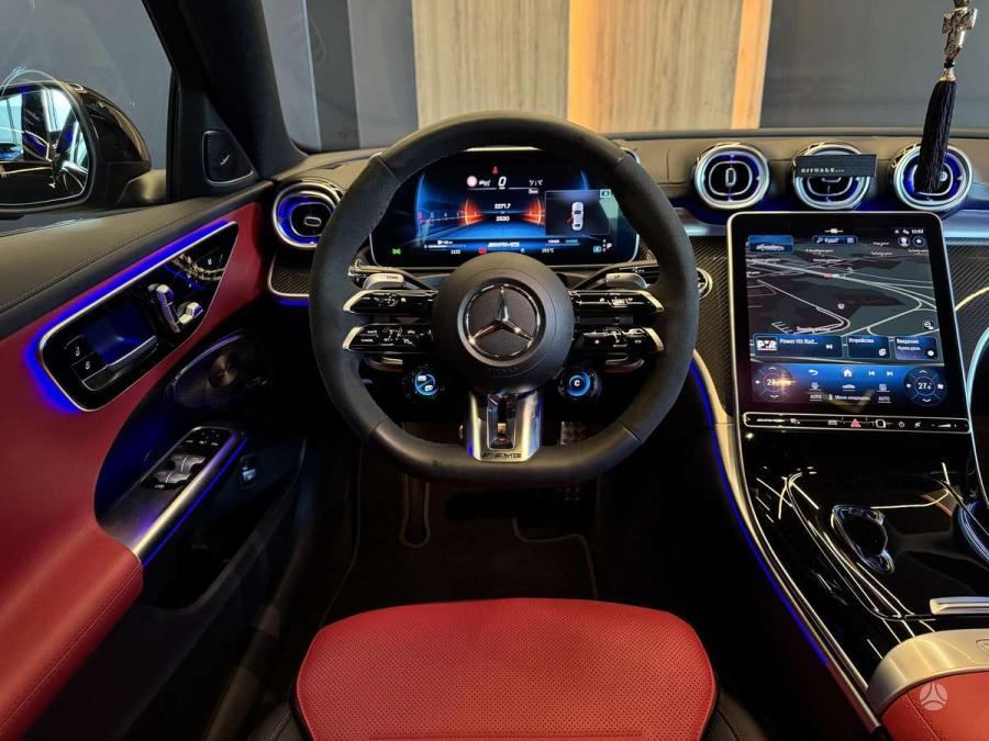 Черный Мерседес C43 AMG 2024 в Каунас, объемом двигателя 1.99 л и пробегом 9 тыс. км за 53990 €, фото 20 на AUTOMOTO.COM.LV