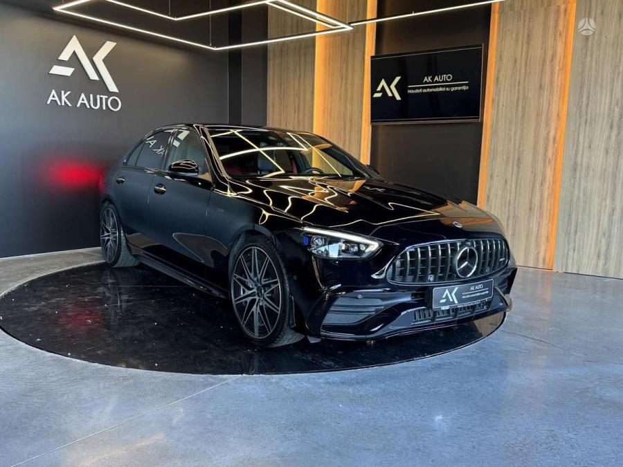 Черный Мерседес C43 AMG 2024 в Каунас, объемом двигателя 1.99 л и пробегом 9 тыс. км за 53990 €, фото 3 на AUTOMOTO.COM.LV