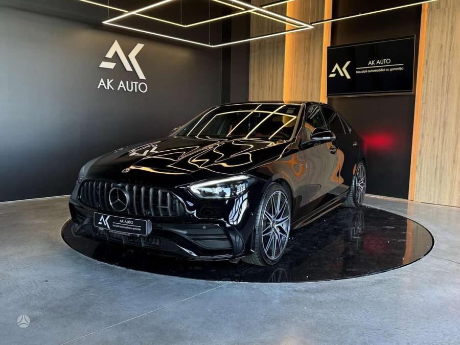 Черный Мерседес C43 AMG 2024 в Каунас, объемом двигателя 1.99 л и пробегом 9 тыс. км за 53990 €, фото 6 на AUTOMOTO.COM.LV