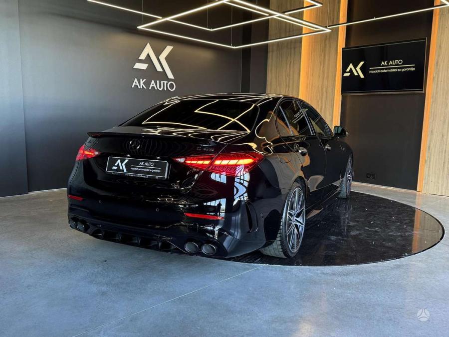 Черный Мерседес C43 AMG 2024 в Каунас, объемом двигателя 1.99 л и пробегом 9 тыс. км за 53990 €, фото 14 на AUTOMOTO.COM.LV
