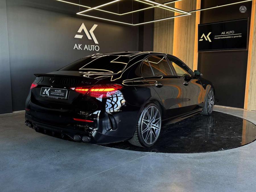 Черный Мерседес C43 AMG 2024 в Каунас, объемом двигателя 1.99 л и пробегом 9 тыс. км за 53990 €, фото 15 на AUTOMOTO.COM.LV