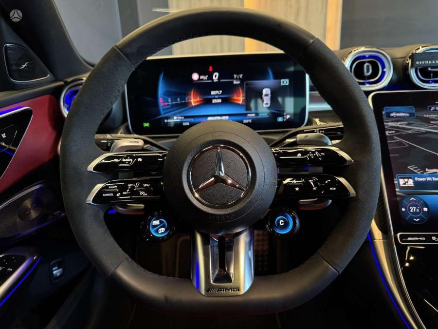 Черный Мерседес C43 AMG 2024 в Каунас, объемом двигателя 1.99 л и пробегом 9 тыс. км за 53990 €, фото 17 на AUTOMOTO.COM.LV