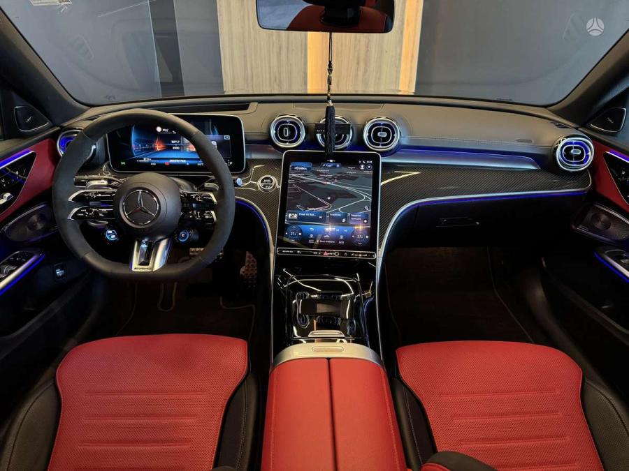 Черный Мерседес C43 AMG 2024 в Каунас, объемом двигателя 1.99 л и пробегом 9 тыс. км за 53990 €, фото 21 на AUTOMOTO.COM.LV