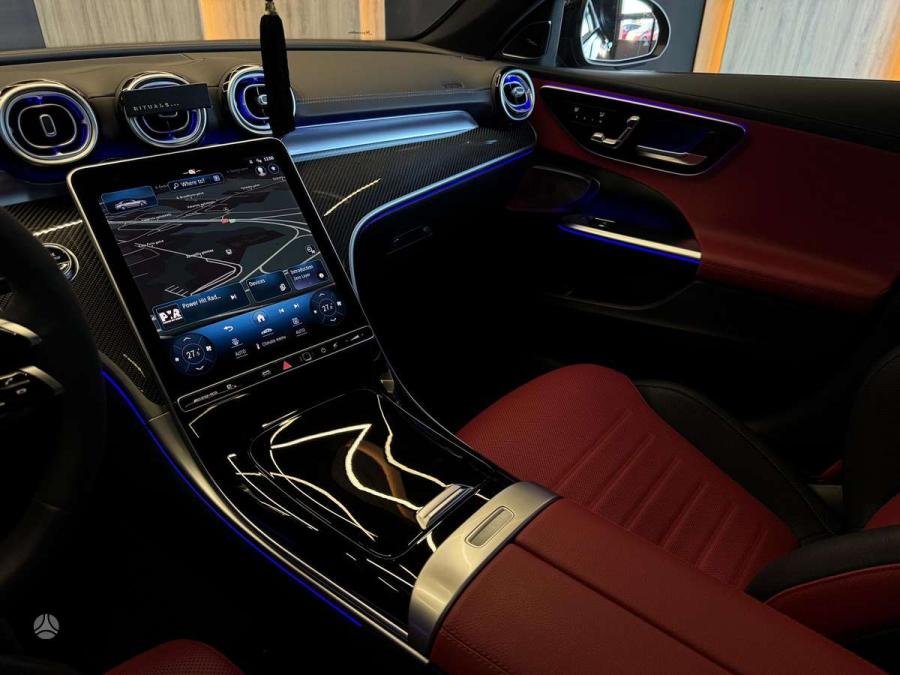 Черный Мерседес C43 AMG 2024 в Каунас, объемом двигателя 1.99 л и пробегом 9 тыс. км за 53990 €, фото 27 на AUTOMOTO.COM.LV