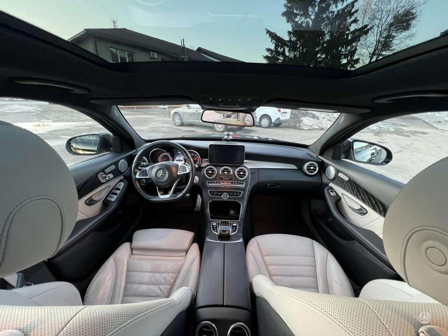 Черный Мерседес C43 AMG 2016 в Вильнюс, объемом двигателя 3.00 л и пробегом 253 тыс. км за 19500 €, фото 17 на AUTOMOTO.COM.LV