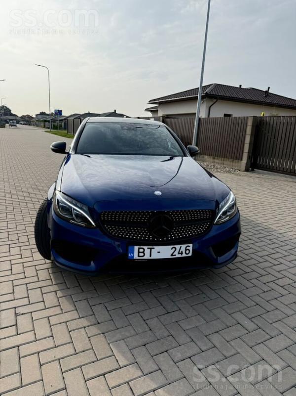 Zils Mercedes-Benz C43 AMG 2017 Rīga, ar dzinēja tilpumu 3.00 L un nobraukumu 133 tūkst. km par 29750 €, foto 3 vietnē AUTOMOTO.COM.LV