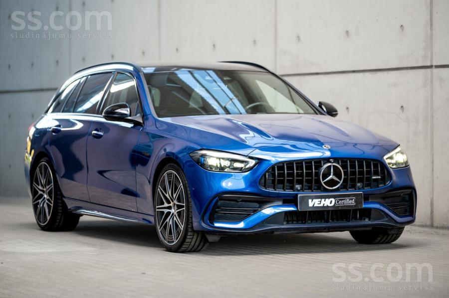 Zils Mercedes-Benz C43 AMG 2022 Rīga, ar dzinēja tilpumu 2.00 L un nobraukumu 43 tūkst. km par 48500 €, foto 1 vietnē AUTOMOTO.COM.LV