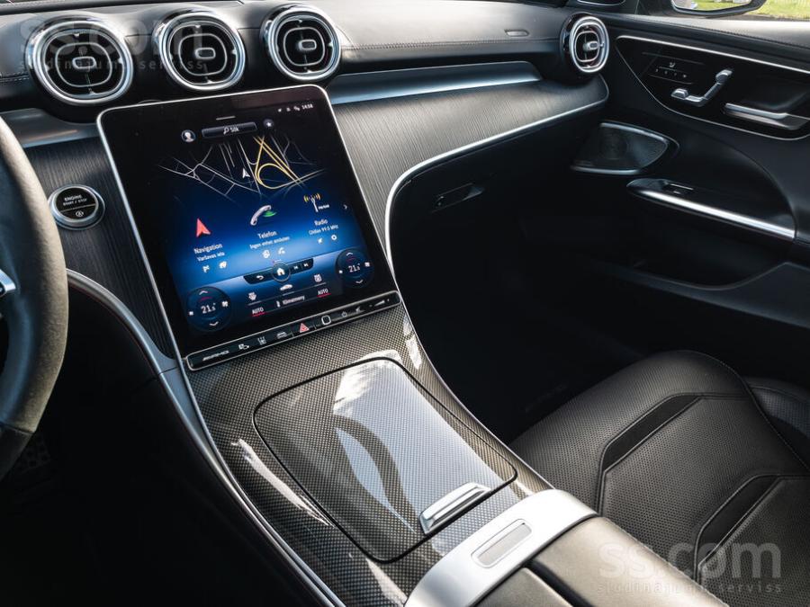 Zils Mercedes-Benz C43 AMG 2022 Rīga, ar dzinēja tilpumu 2.00 L un nobraukumu 43 tūkst. km par 48500 €, foto 22 vietnē AUTOMOTO.COM.LV