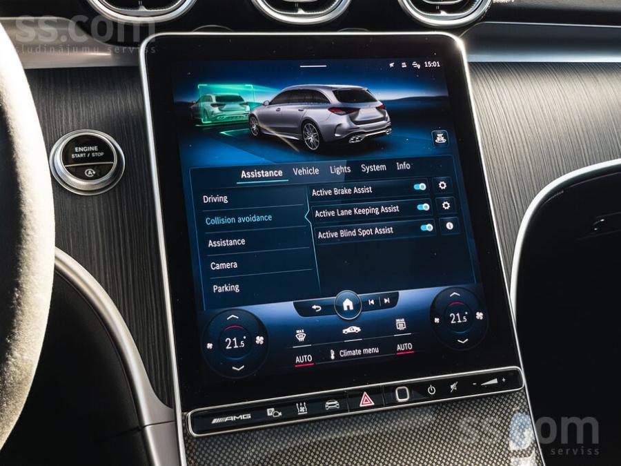 Zils Mercedes-Benz C43 AMG 2022 Rīga, ar dzinēja tilpumu 2.00 L un nobraukumu 43 tūkst. km par 48500 €, foto 33 vietnē AUTOMOTO.COM.LV
