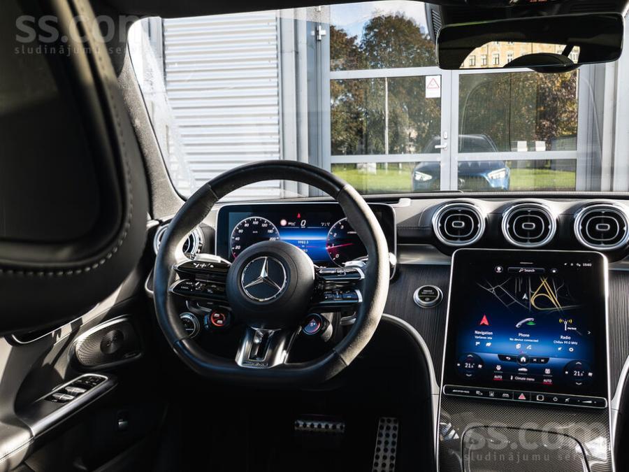 Zils Mercedes-Benz C43 AMG 2022 Rīga, ar dzinēja tilpumu 2.00 L un nobraukumu 43 tūkst. km par 48500 €, foto 36 vietnē AUTOMOTO.COM.LV