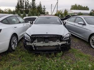 Grey Mercedes-Benz C43 AMG 2020 in Marijampole, with an engine capacity of 3.00 L and mileage of 109 thousand km for 17500 €, photo 4 on AUTOMOTO.COM.LV