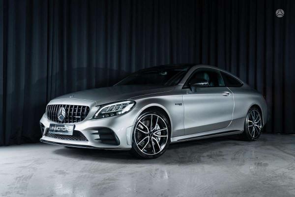 Pelēks Mercedes-Benz C43 AMG 2019 Viļņa, ar dzinēja tilpumu 3.00 L un nobraukumu 71 tūkst. km par 34998 €, foto 1 vietnē AUTOMOTO.COM.LV