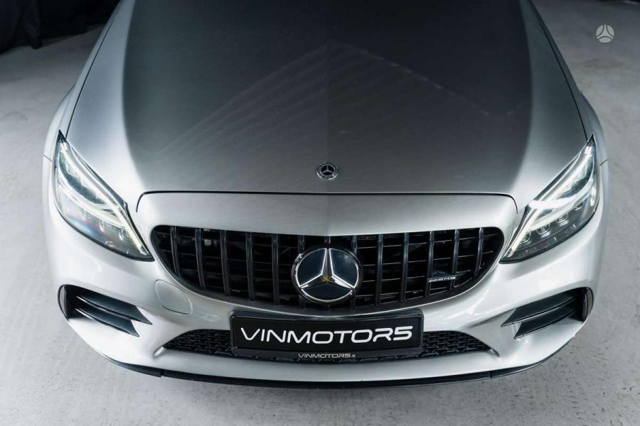 Серый Мерседес C43 AMG 2019 в Вильнюс, объемом двигателя 3.00 л и пробегом 71 тыс. км за 34998 €, фото 10 на AUTOMOTO.COM.LV