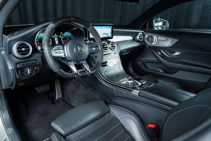 Серый Мерседес C43 AMG 2019 в Вильнюс, объемом двигателя 3.00 л и пробегом 71 тыс. км за 34998 €, фото 22 на AUTOMOTO.COM.LV
