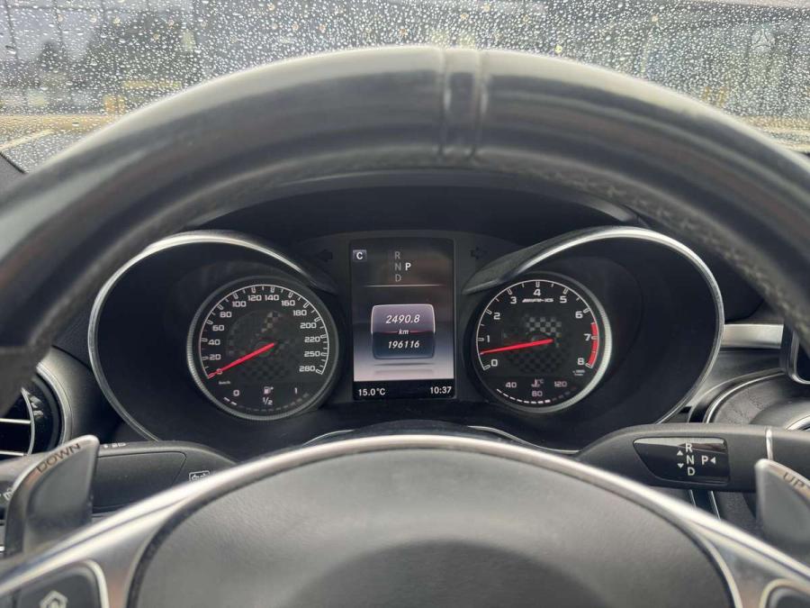 Серый Мерседес C43 AMG 2017 в Каунас, объемом двигателя 3.00 л и пробегом 196 тыс. км за 23000 €, фото 12 на AUTOMOTO.COM.LV