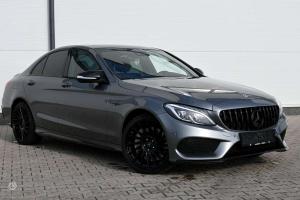 Grey Mercedes-Benz C43 AMG 2018 in Kretinga, with an engine capacity of 3.00 L and mileage of 97 thousand km for 23999 €, photo  on AUTOMOTO.COM.LV