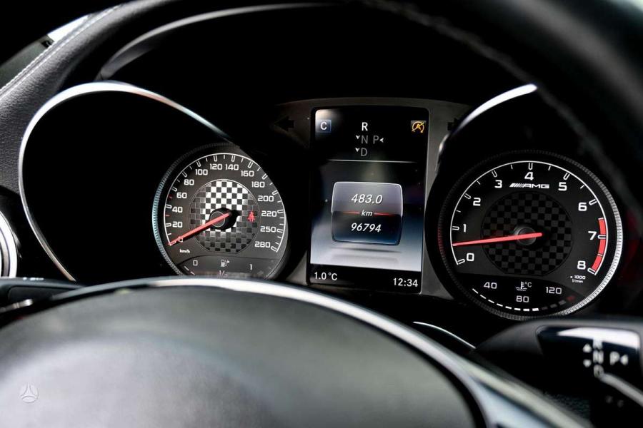 Серый Мерседес C43 AMG 2018 в Кретинга, объемом двигателя 3.00 л и пробегом 97 тыс. км за 23999 €, фото 38 на AUTOMOTO.COM.LV