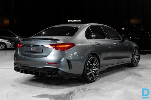 Grey Mercedes-Benz C43 AMG 2023 in Marupe, with an engine capacity of 2.00 L and mileage of 25 thousand km for 66500 €, photo 3 on AUTOMOTO.COM.LV