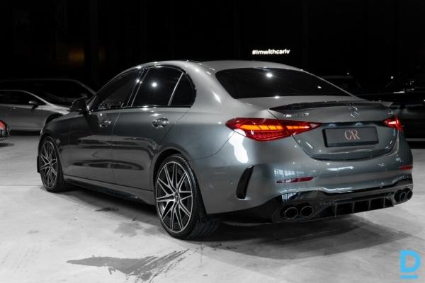 Grey Mercedes-Benz C43 AMG 2023 in Marupe, with an engine capacity of 2.00 L and mileage of 25 thousand km for 66500 €, photo 4 on AUTOMOTO.COM.LV