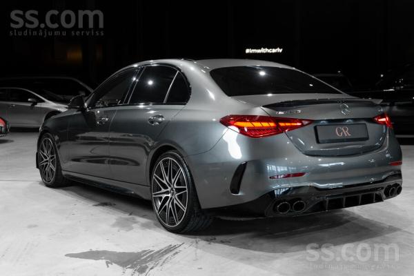 Серый Мерседес C43 AMG 2023 в Рига, объемом двигателя 2.00 л и пробегом 28 тыс. км за 56900 €, фото 6 на AUTOMOTO.COM.LV