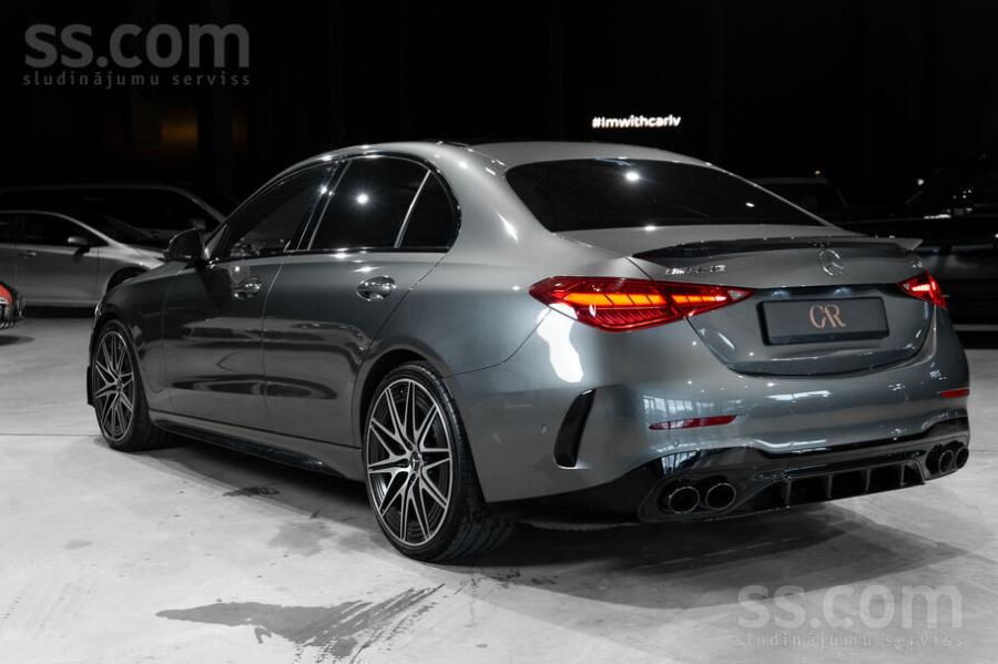 Серый Мерседес C43 AMG 2023 в Рига, объемом двигателя 2.00 л и пробегом 28 тыс. км за 56900 €, фото 7 на AUTOMOTO.COM.LV