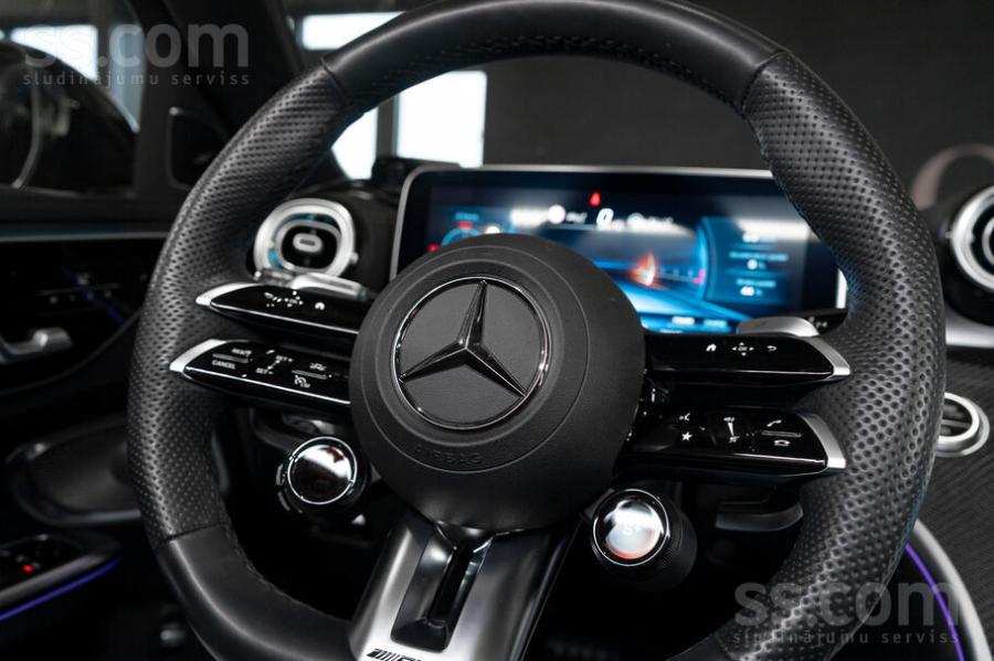 Серый Мерседес C43 AMG 2023 в Рига, объемом двигателя 2.00 л и пробегом 28 тыс. км за 56900 €, фото 9 на AUTOMOTO.COM.LV