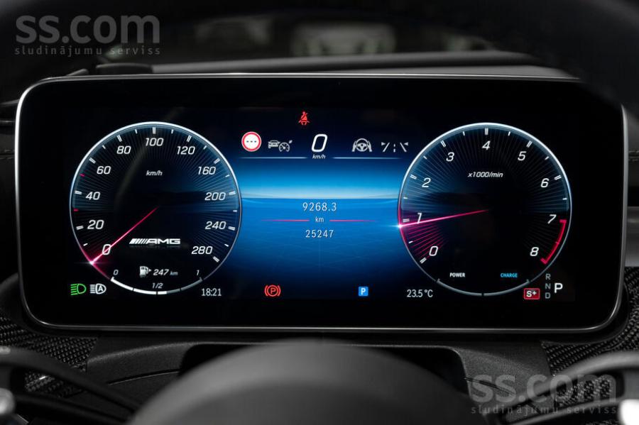 Серый Мерседес C43 AMG 2023 в Рига, объемом двигателя 2.00 л и пробегом 28 тыс. км за 56900 €, фото 10 на AUTOMOTO.COM.LV