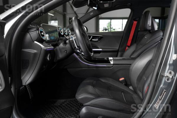 Серый Мерседес C43 AMG 2023 в Рига, объемом двигателя 2.00 л и пробегом 28 тыс. км за 56900 €, фото 10 на AUTOMOTO.COM.LV