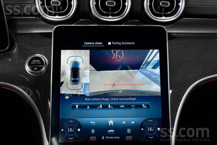Серый Мерседес C43 AMG 2023 в Рига, объемом двигателя 2.00 л и пробегом 28 тыс. км за 56900 €, фото 27 на AUTOMOTO.COM.LV