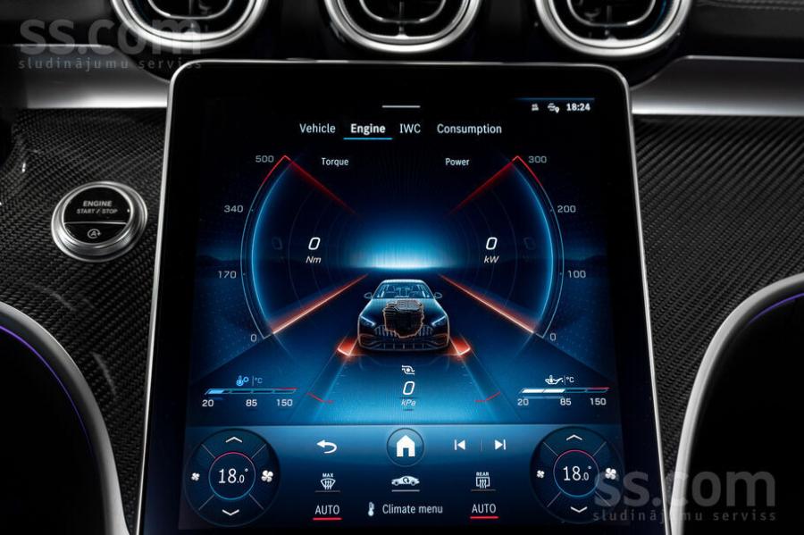 Серый Мерседес C43 AMG 2023 в Рига, объемом двигателя 2.00 л и пробегом 28 тыс. км за 56900 €, фото 34 на AUTOMOTO.COM.LV