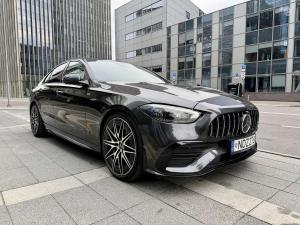 Серый Мерседес C43 AMG 2023 в Вильнюс, объемом двигателя 1.99 л и пробегом 28 тыс. км за 55800 €, фото 5 на AUTOMOTO.COM.LV