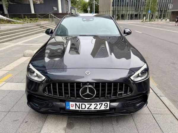 Grey Mercedes-Benz C43 AMG 2023 in Vilnius, with an engine capacity of 1.99 L and mileage of 28 thousand km for 55800 €, photo 7 on AUTOMOTO.COM.LV